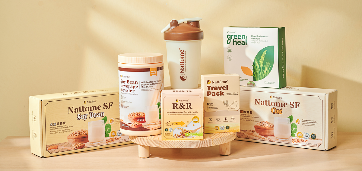 Nattōme® Malaysia —— A Natural Way to a better Gut Health.